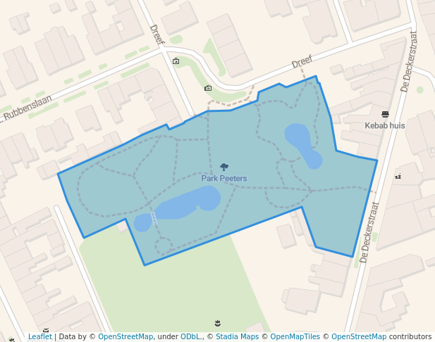 Park Peeters in Zele | Map and Routes