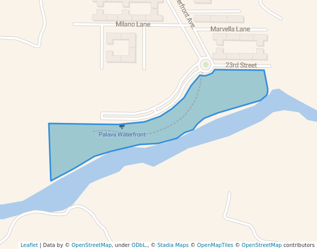 Palava Waterfront in Antarli | Map and Routes