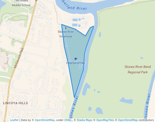 Heartland Park in Nashville | Map and Routes