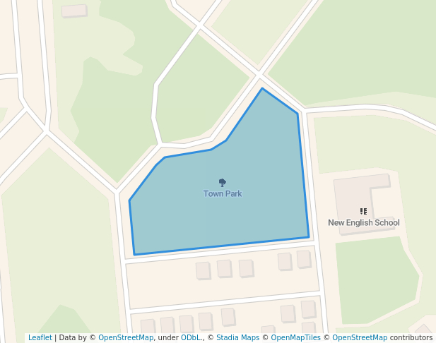 Town Park in Oros | Map and Routes