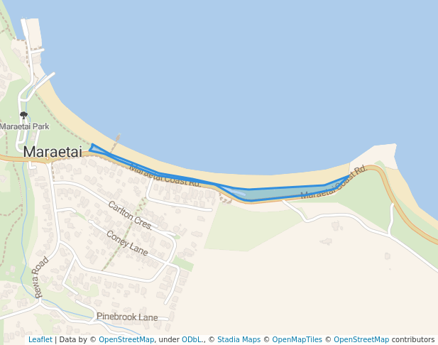 Maraetai Foreshore in Maraetai | Map and Routes