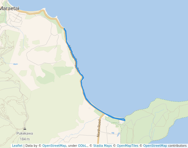 Umupuia Foreshore in Clevedon | Map and Routes