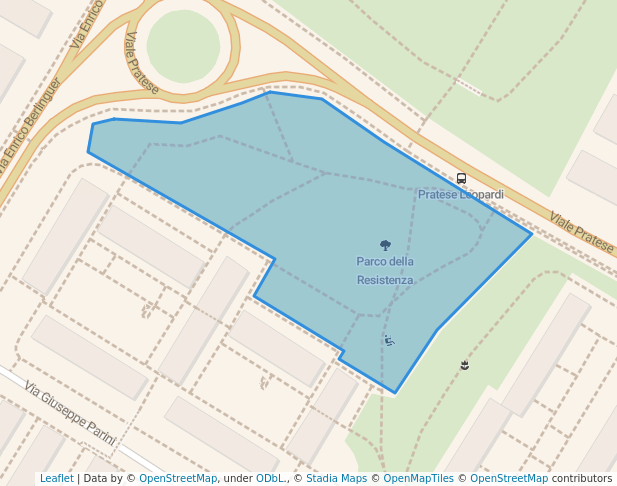 Parco della Resistenza in Calenzano | Map and Routes