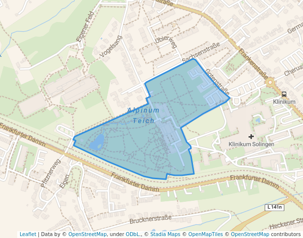 Botanischer Garten Solingen in Solingen | Map and Routes