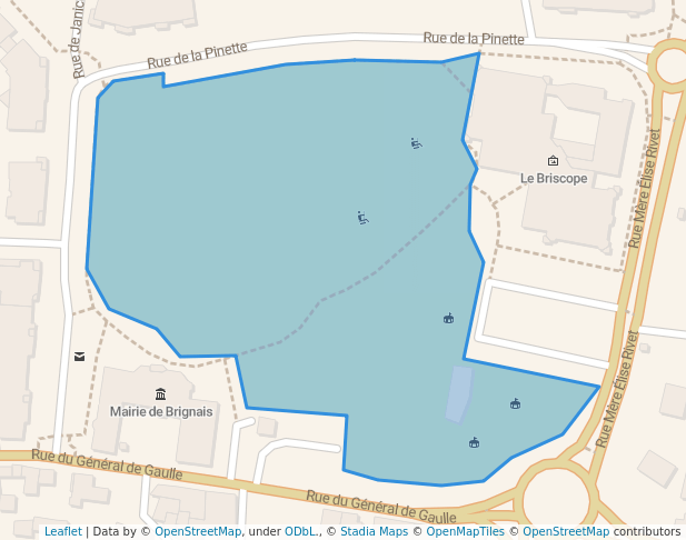 Parc de la Mairie in Brignais | Map and Routes