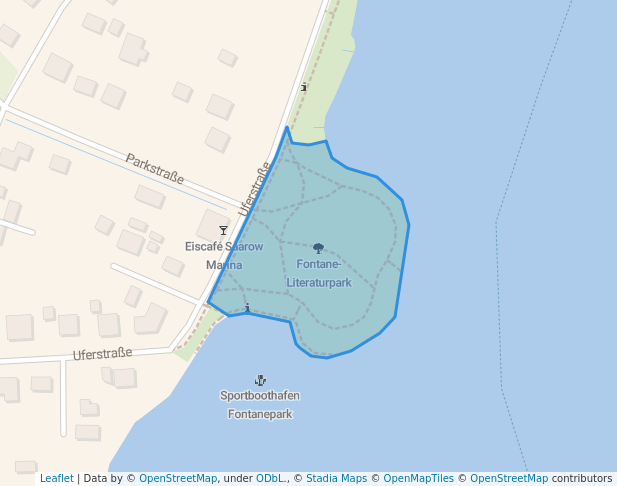 Fontane-Literaturpark in Bad Saarow | Map and Routes