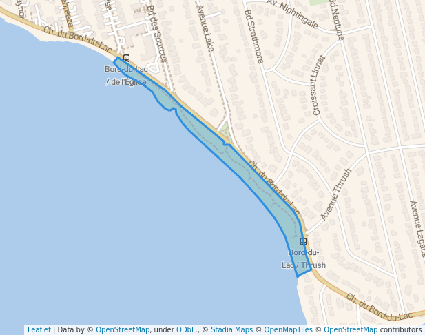 Valois Bay Park in Dorval | Map and Routes