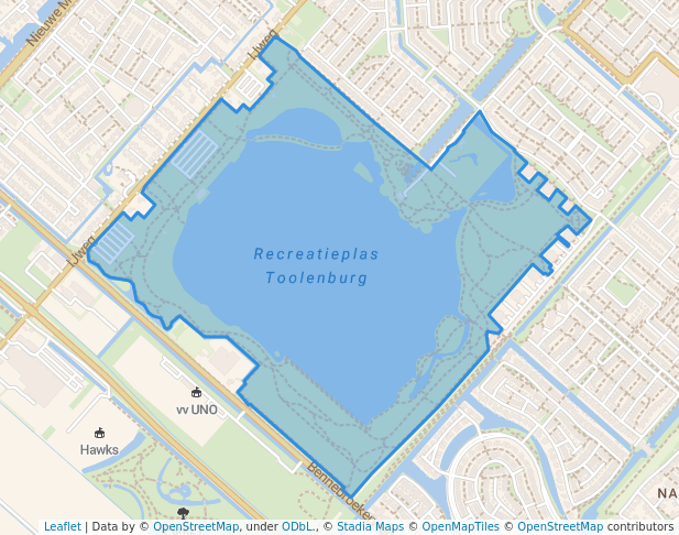 Toolenburgerplas in Hoofddorp | Map and Routes