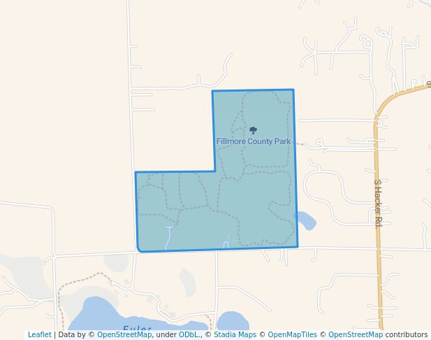 Fillmore County Park in Howell | Map and Routes