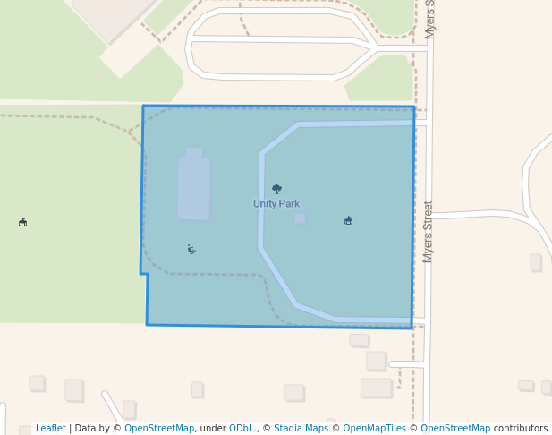 Unity Park in Thayne | Map and Routes