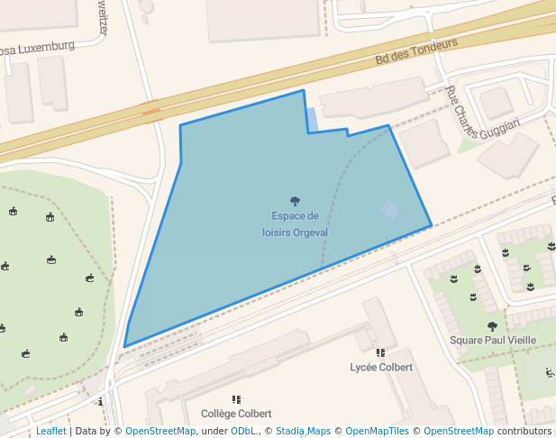 Espace de loisirs Orgeval in Reims | Map and Routes