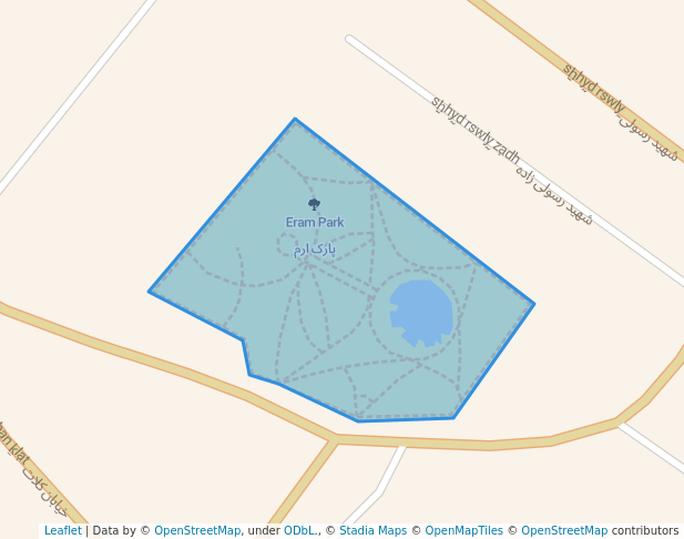 Eram Park in Dargaz | Map and Routes