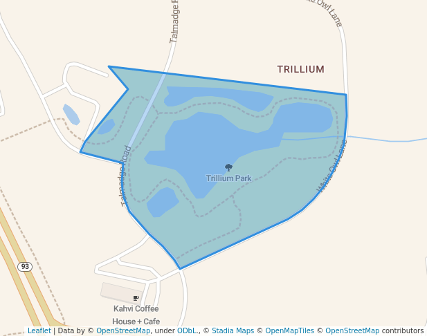 Trillium Park in Eau Claire | Map and Routes