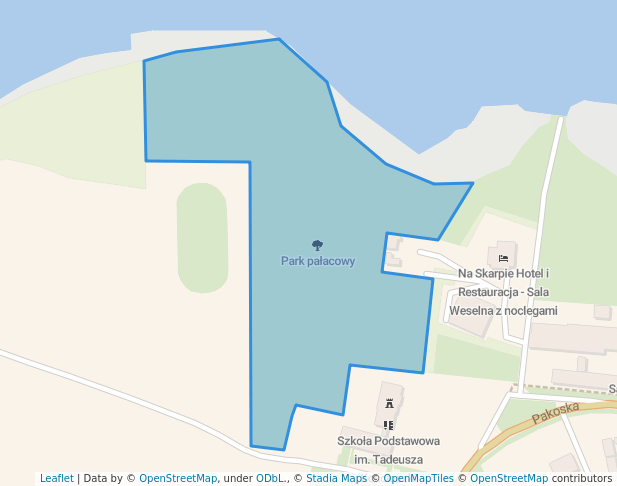 Park pałacowy in Tuczno | Map and Routes