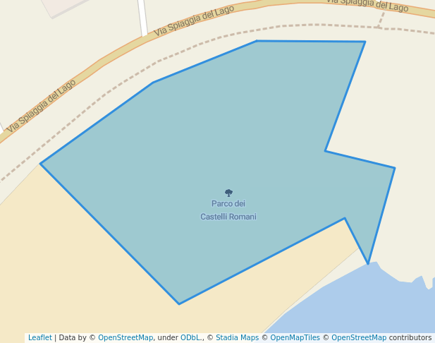 Parco dei Castelli Romani in Castel Gandolfo | Map and Routes