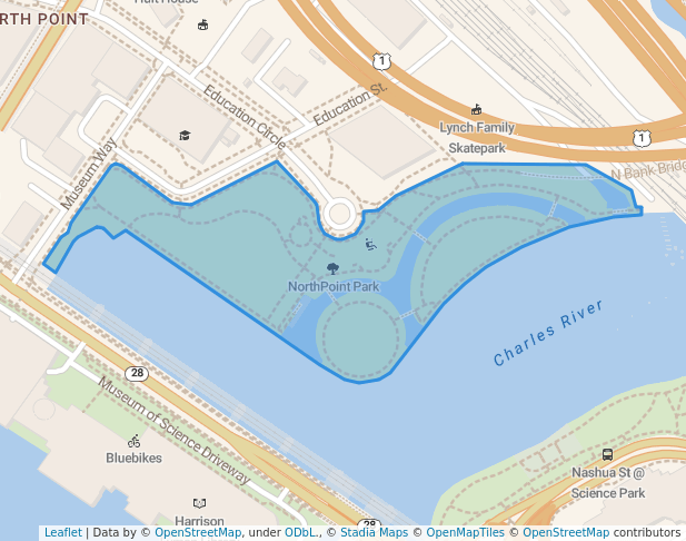 NorthPoint Park in Cambridge | Map and Routes
