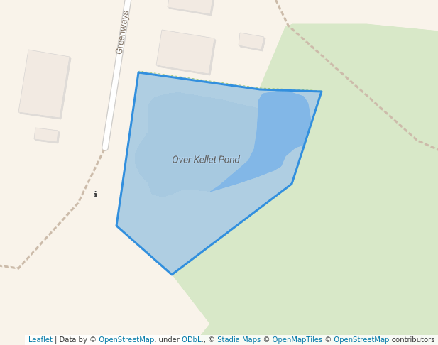 Over Kellet Pond in Over Kellet | Map and Routes