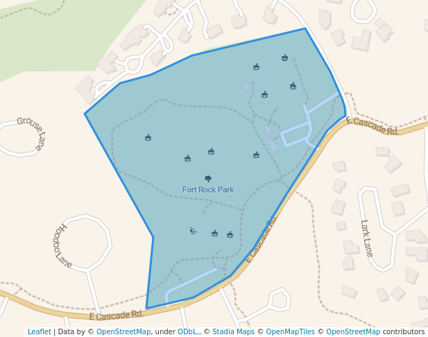 Fort Rock Park in Sunriver | Map and Routes