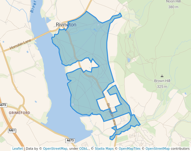 Lever Park in Rivington | Map and Routes