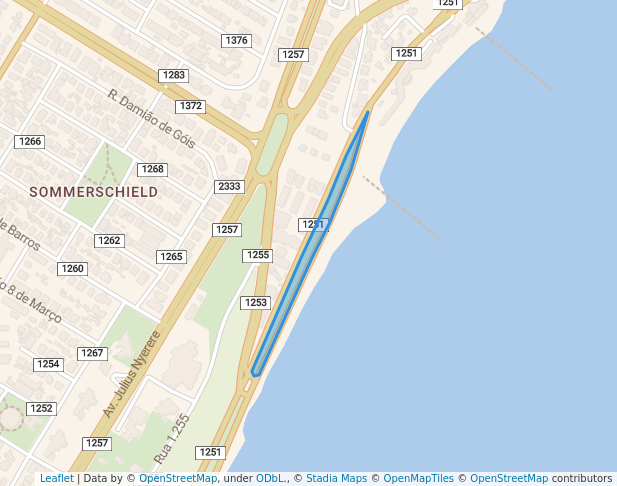 Largo da Marginal in Maputo | Map and Routes