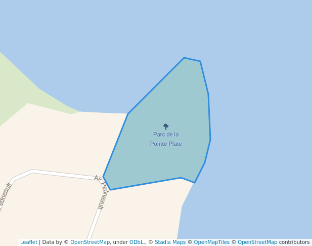 Parc de la Pointe-Plate in Roberval | Map and Routes