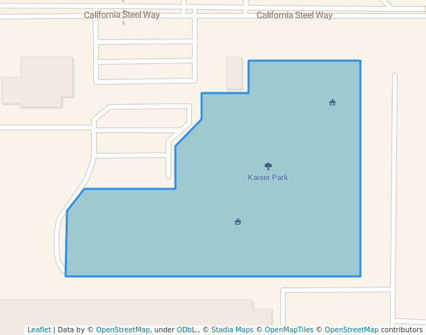 Kaiser Park in Fontana | Map and Routes