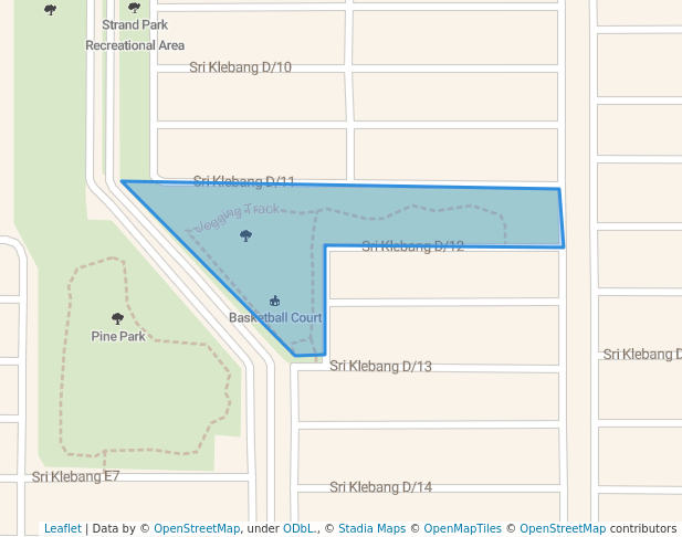 Strand Park in Chemor | Map and Routes