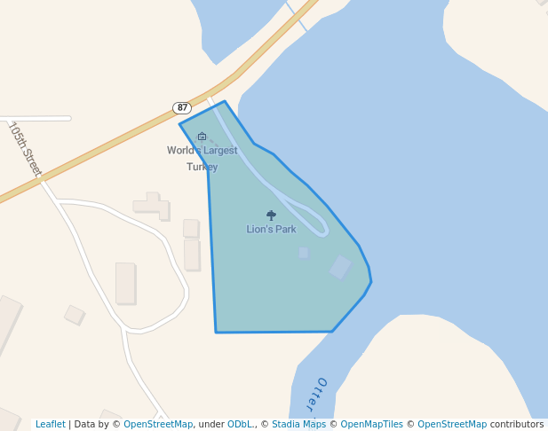 Lion's Park in Frazee | Map and Routes
