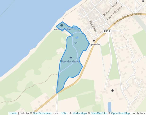 Parc des Graves in Villerville | Map and Routes