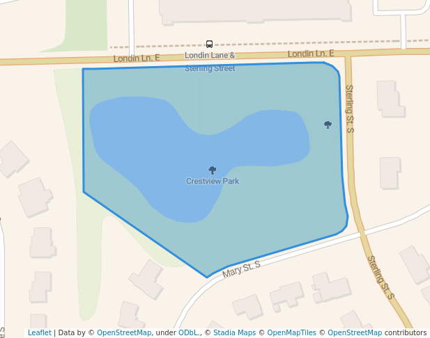 Crestview Park in Saint Paul | Map and Routes