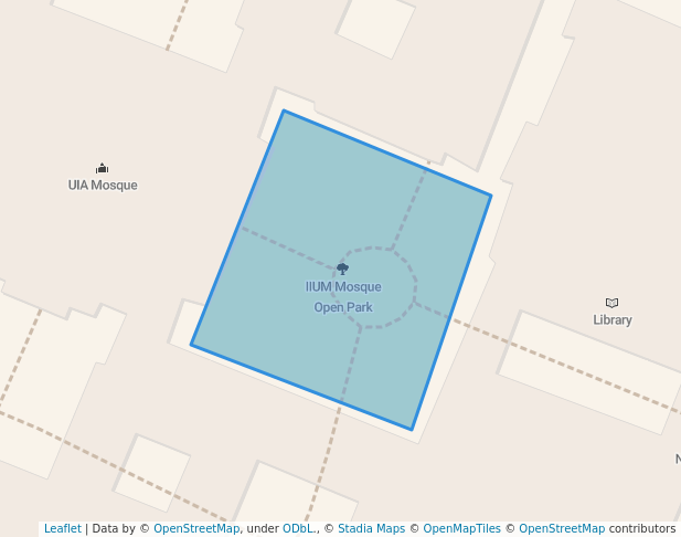 IIUM Mosque Open Park in Ampang Jaya | Map and Routes