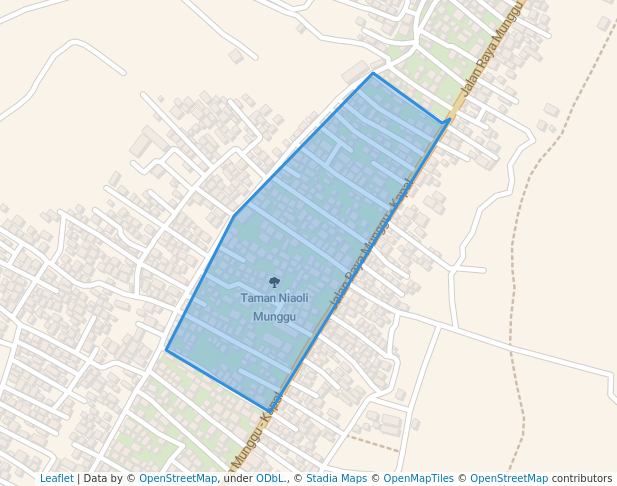 Taman Niaoli Munggu in Mengwi | Map and Routes