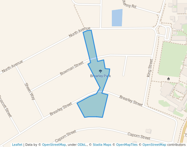 Brearley Park in Bullsbrook | Map and Routes