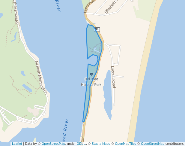 Old Boat Harbour Park in Fingal Head | Map and Routes