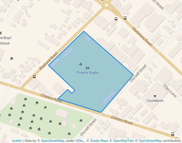 Childers Road Reserve in Gisborne | Map and Routes