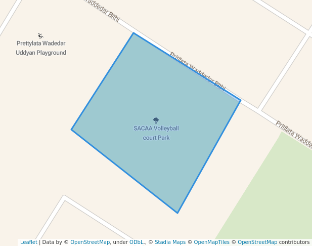 SACAA Volleyball court Park in Durgapur | Map and Routes