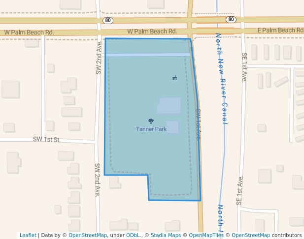 Tanner Park in South Bay | Map and Routes