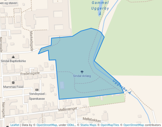 Sindal Anlæg in Sindal | Map and Routes