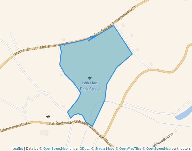 Парк Слави in Berezan' | Map and Routes