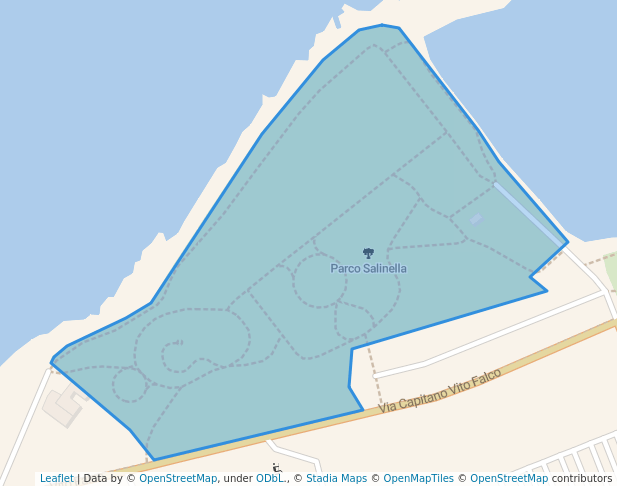 Parco Salinella in Marsala | Map and Routes