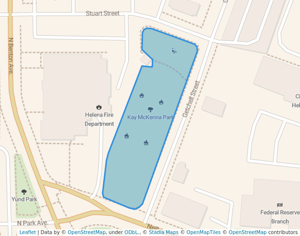 Kay McKenna Park in Helena | Map and Routes