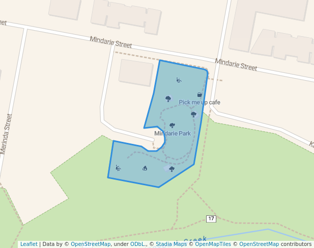 Mindarie Park in Lane Cove North | Map and Routes