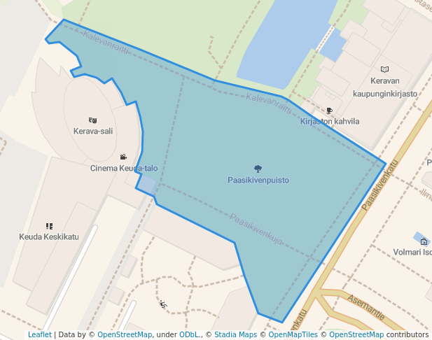 Paasikivenpuisto in Kerava | Map and Routes