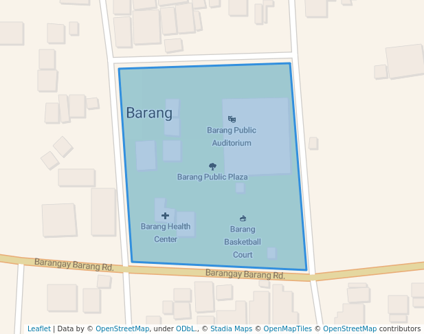 Barang Public Plaza in Paniqui | Map and Routes