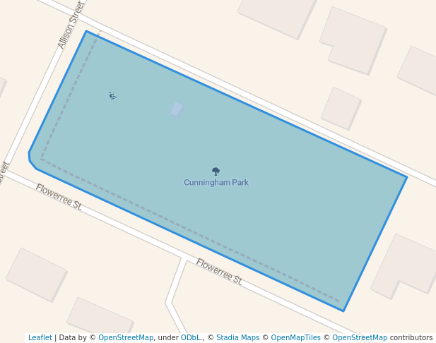 Cunningham Park in Helena | Map and Routes