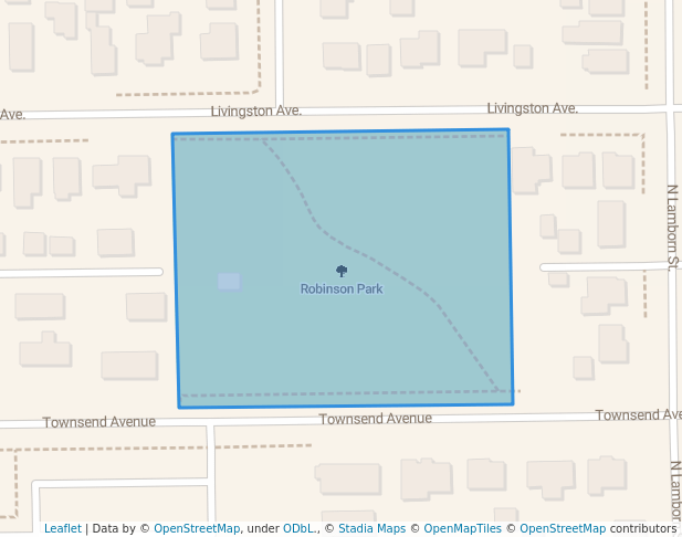 Robinson Park in Helena | Map and Routes