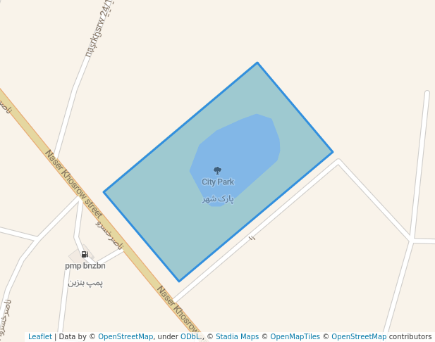 City Park in Gonabad | Map and Routes