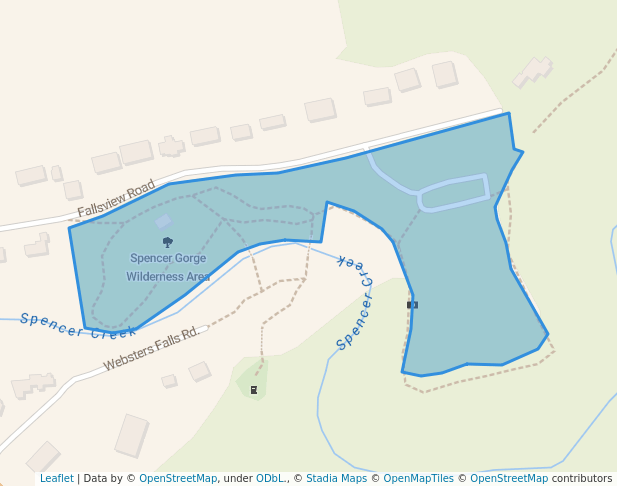Spencer Gorge Wilderness Area in Hamilton | Map and Routes