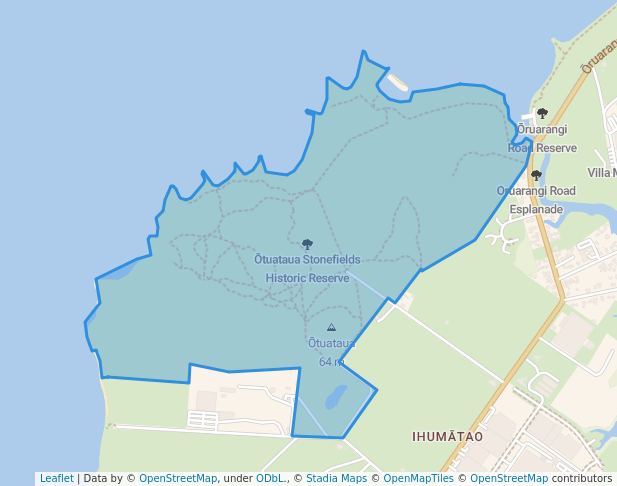 Otuataua Stonefields Historic Reserve in Auckland | Map and Routes