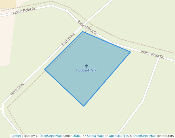 Hubbard Park in Livelong | Map and Routes